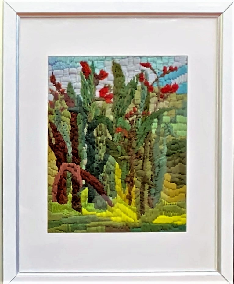 Harakeke fibre art – Whenua | Earthed – Eclectic Yarn fibre artwork