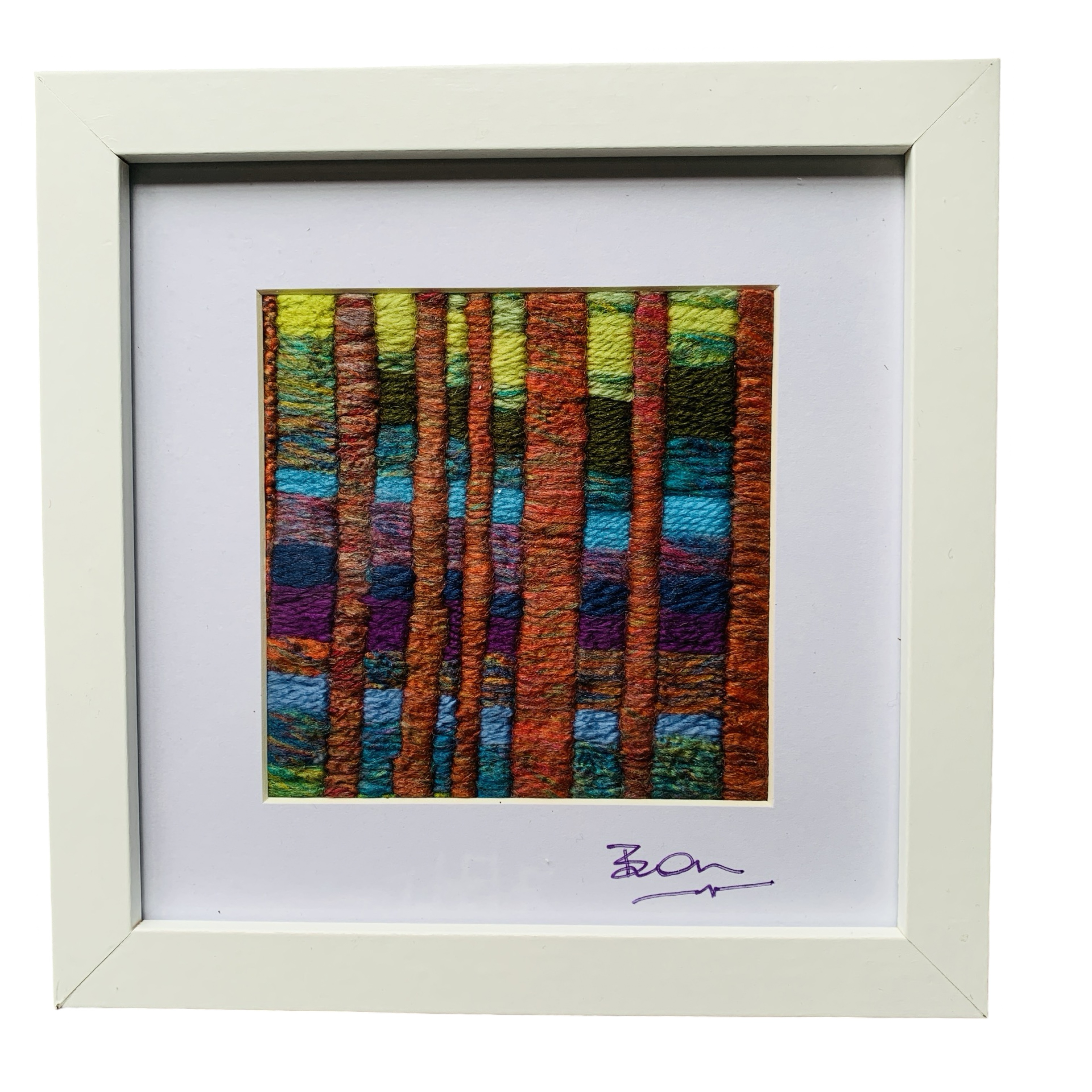 Vivid Forest range – Eclectic Yarn fibre artwork